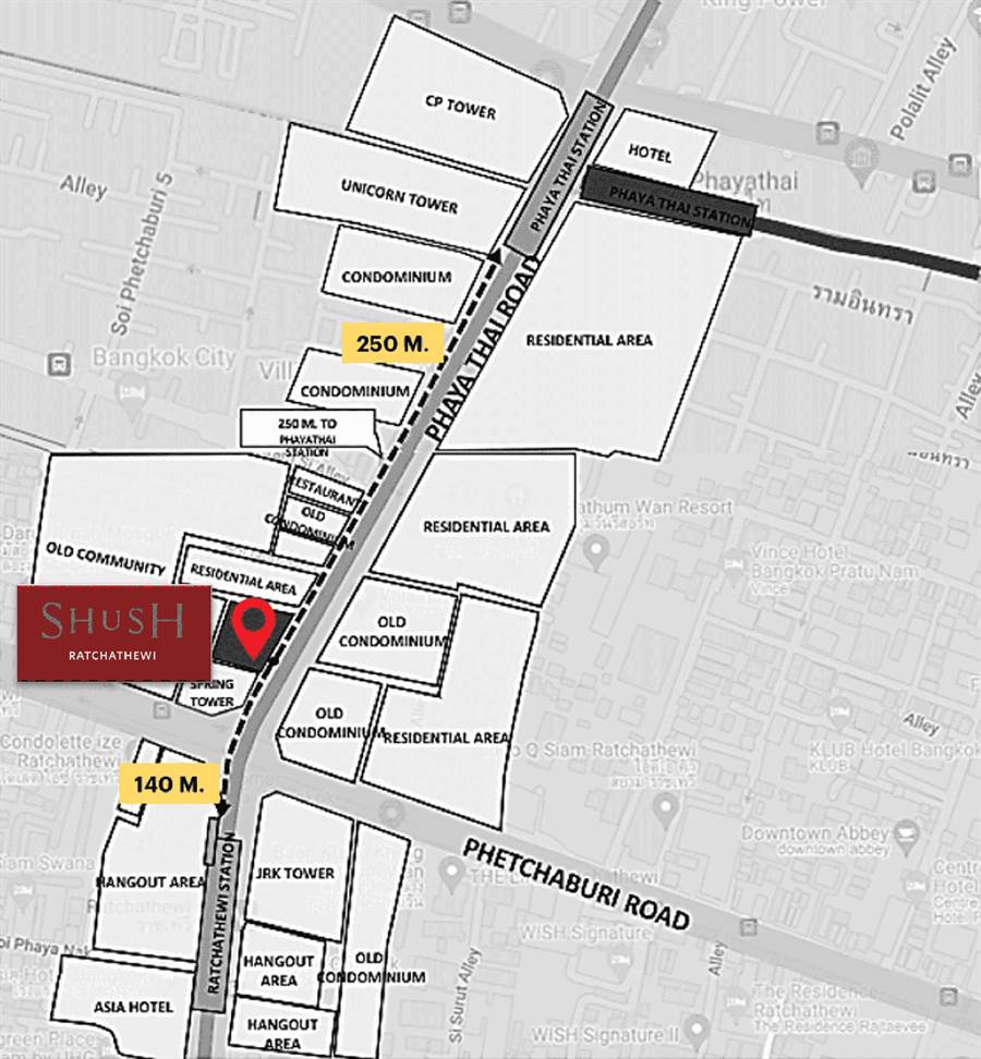 เฉลยแล้ว! SHUSH RATCHATHEWI แสนสิริเผยชื่อคอนโดใหม่ใจกลางราชเทวี เพียง ...