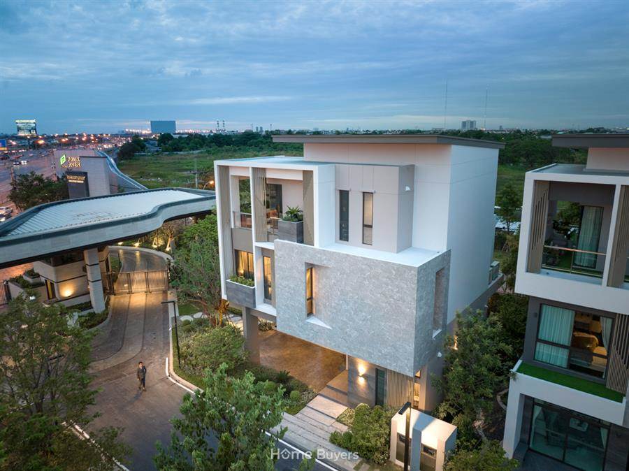 รีวิวบ้าน The Gentry Cultivar Rama 9 บ้านเดี่ยวหรู 3 ชั้น โซนกรุงเทพกรีฑาตัดใหม่ สไตล์ Modern ...