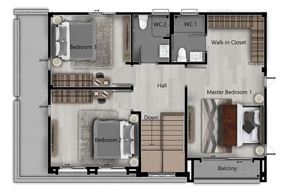 รีวิวบ้าน The Ricco Residence Prime วงแหวน - หทัยราษฎร์ บ้านเดี่ยวพรีเ ...