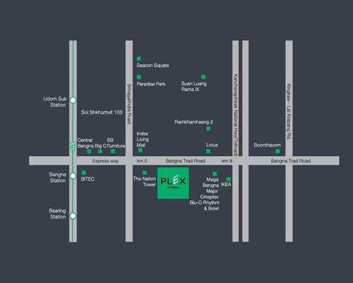 เพล็กซ์ บางนา Plex Bangna ชีวิตลงตัวเหนือระดับ | home.co.th