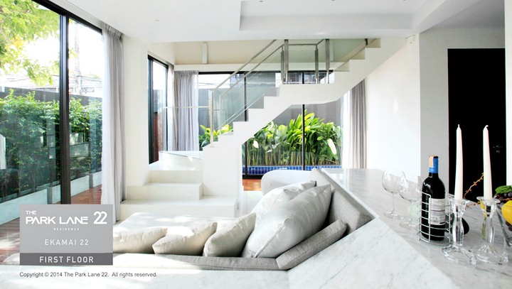 เดอะ พาร์ค เลน 22 The Park Lane 22 ทาวน์โฮม 4 ชั้น ใจกลางเมือง