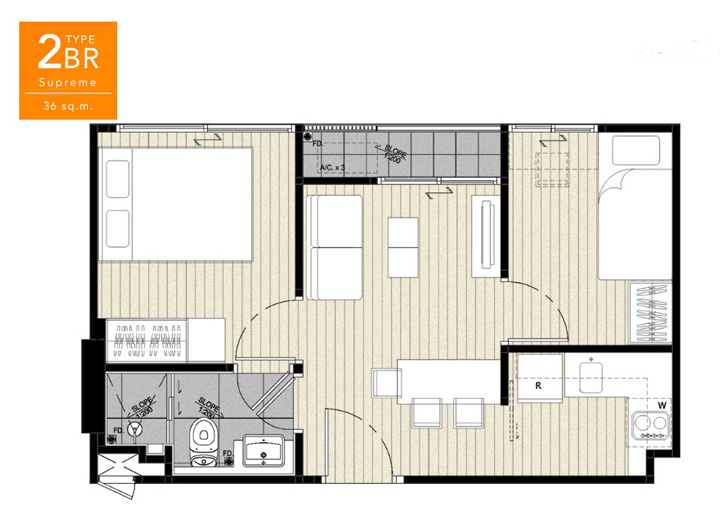 เฟ-ลิค คอนโด Felic Condo ลาดพร้าววังหิน 79 คอนโดใกล้รถไฟฟ้า