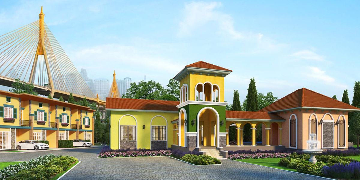 โกลเด้น ทาวน์ Golden Town 3 สุขสวัสดิ์-พุทธบูชา ทาวน์โฮมสไตล์อิตาลี