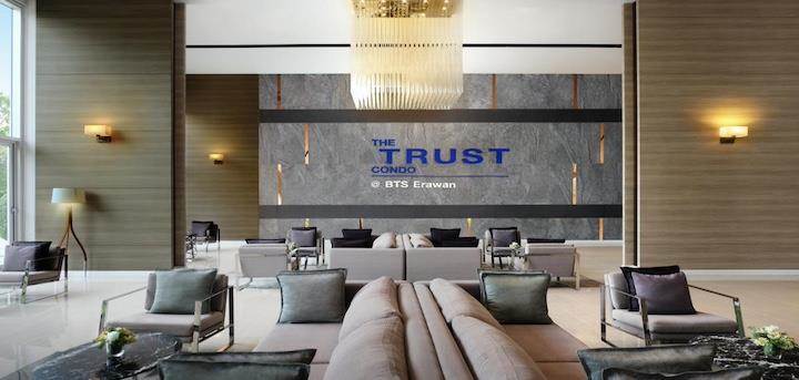 เดอะทรัสต์ คอนโด The Trust Condo @บีทีเอส เอราวัณ คอนโดมิเนียม 30 ชั้น ...