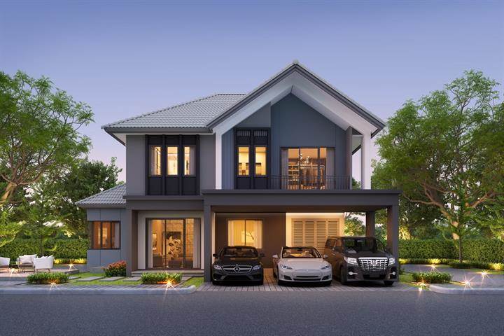 ภูริ ไพร์ม Puri Prime หนองจอก บ้านเดี่ยว และบ้านแฝด สไตล์โมเดิร์น 4-5 ...