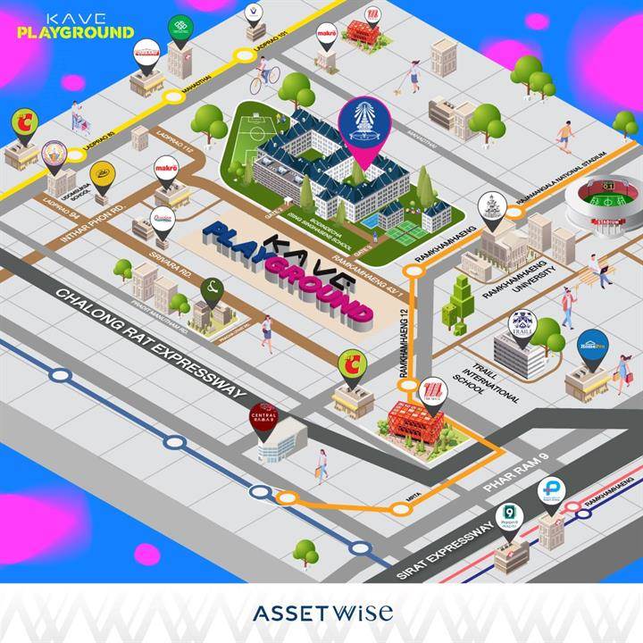 เคฟ เพลย์กราวด์ Kave Playground ลาดพร้าว-บดินทรเดชา คอนโดใกล้โรงเรียนบด ...