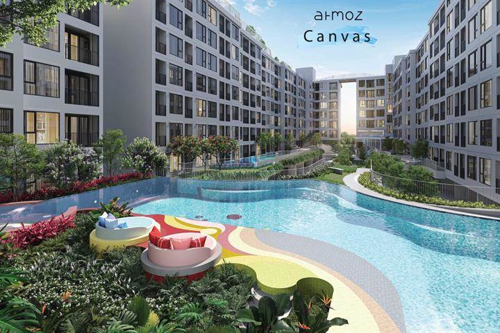 แอทโมซ แคนวาส Atmoz Canvas ระยอง คอนโดมิเนียม สไตล์รีสอร์ท ขนาด 1 ห้อง ...