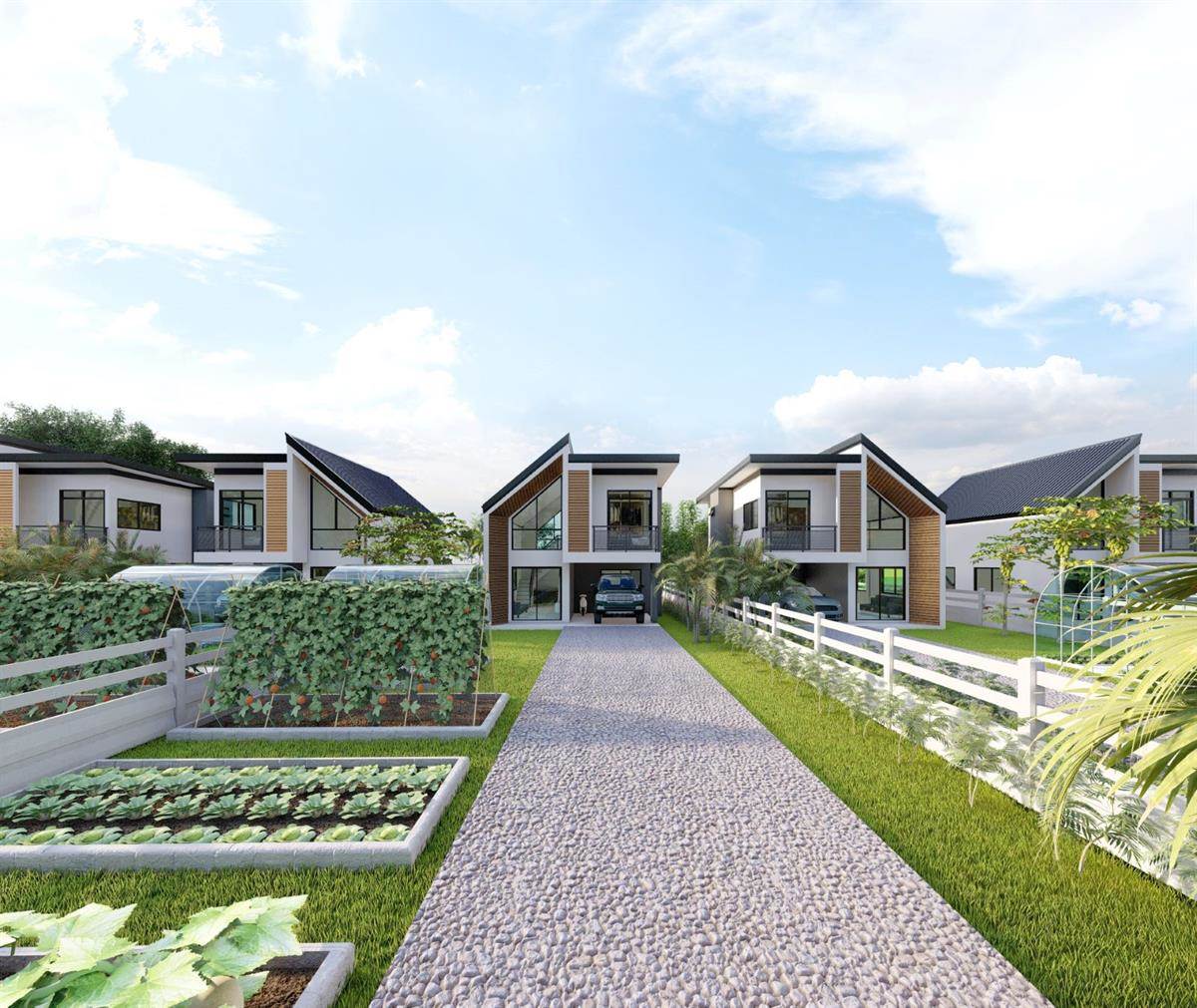 เดอะธามส์ การ์เดน The Thamm’s Garden มีนบุรี-ราษฎร์อุทิศ บ้านเดี่ยว สองชั้น สไตล์นอร์ดิก พร้อม ...