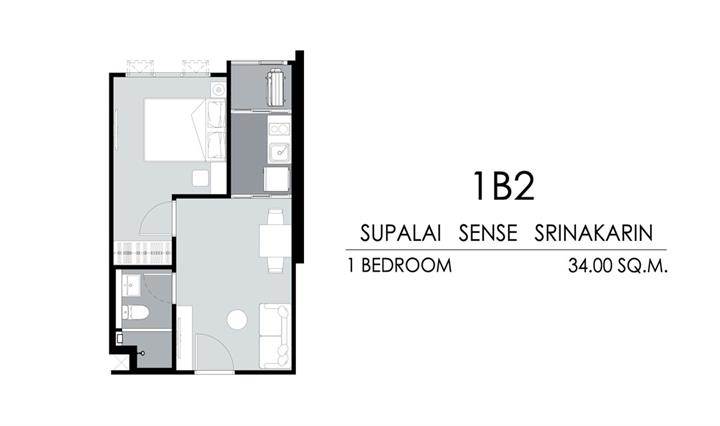 ศุภาลัย เซนส์ Supalai Sense ศรีนครินทร์ คอนโดมิเนียม Low-Rise 3 อาคาร ...