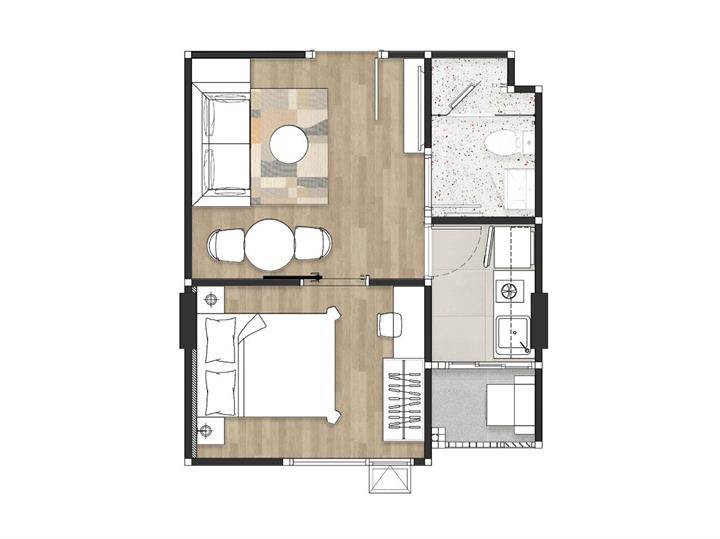 เวลล์ คอนโด พระราม 9 - ศรีนครินทร์ Wells Condo Rama 9-Srinakarin คอนโดมิเนียม LOW-RISE ย่าน ศรี ...