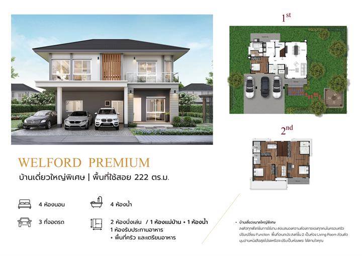 เทียรา ศรีนครินทร์ Theara Srinakarin บ้านเดี่ยว และบ้านแฝด ใจกลางศรีนครินทร์