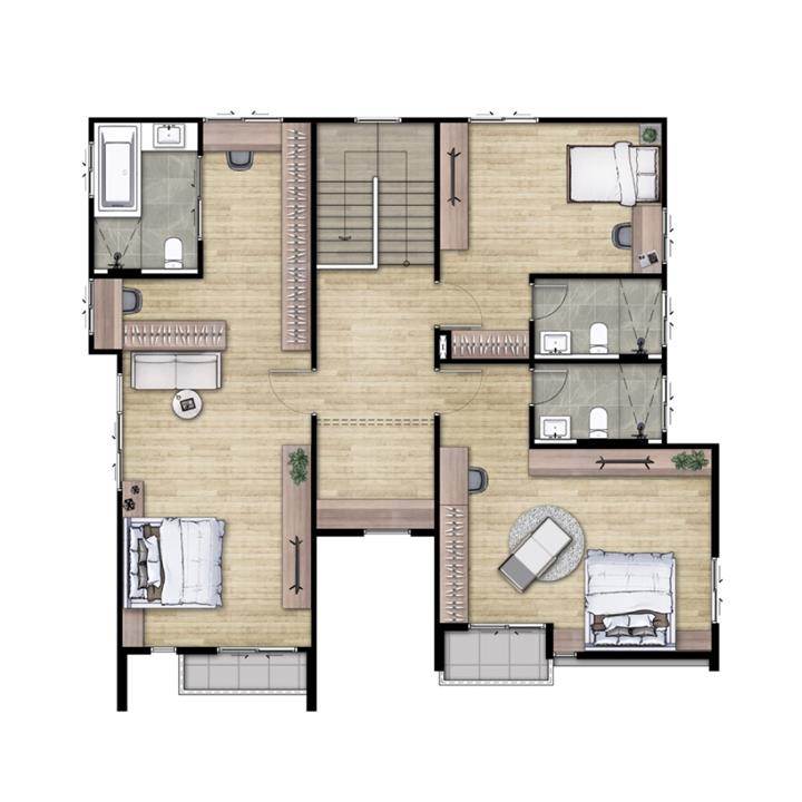 เนอวานา เอเลเมนท์ Nirvana Element บางนา บ้านเดี่ยว 2 ชั้น 3-5 ห้องนอน 2-5 ห้องน้ำ 2-3 ที่จอด ...